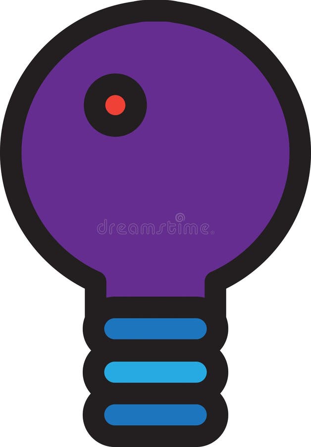 Lightbulb Electrical Lamp Equipment Icon Vector Stock Vector ...