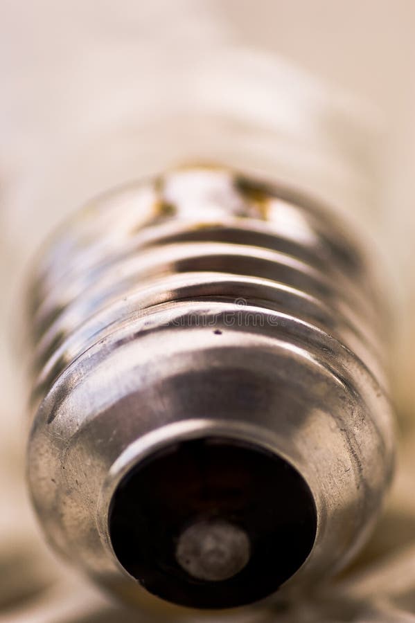 Lightbulb Fitment Thread stock photo. Image of bulb, close - 3182712