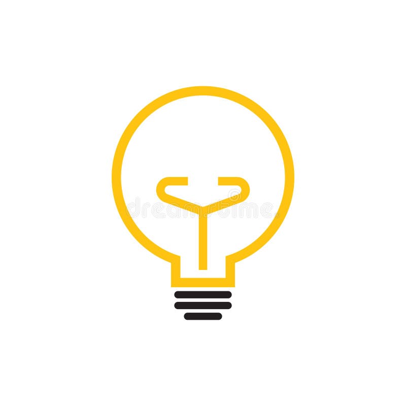 Lightbulb Graphic Design Template Vector Isolated Illustration Stock ...