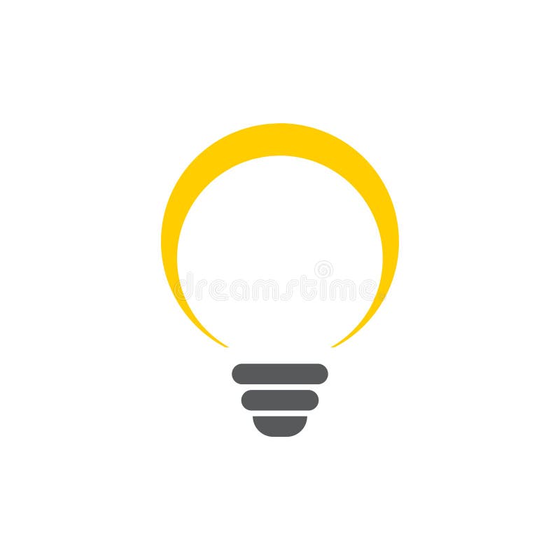 Lightbulb Graphic Design Template Vector Isolated Illustration Stock ...