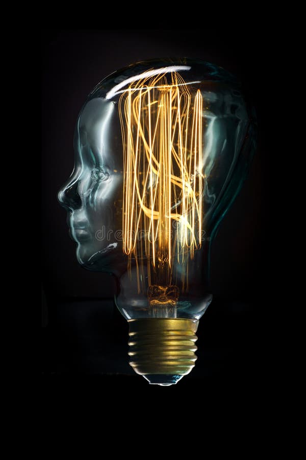 Lightbulb Head Idea stock photo. Image of knowledge - 130648348 Lightbulb Head Idea stock photo. Image of knowledge - 130648348
