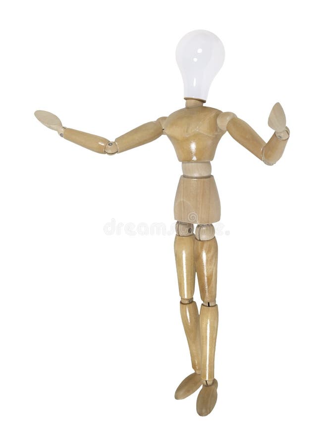 Lightbulb for a Head stock photo. Image of bulb, electronic - 43035688