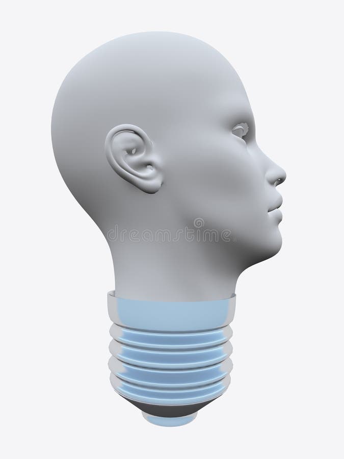 Lightbulb stock illustration. Illustration of education - 77463073