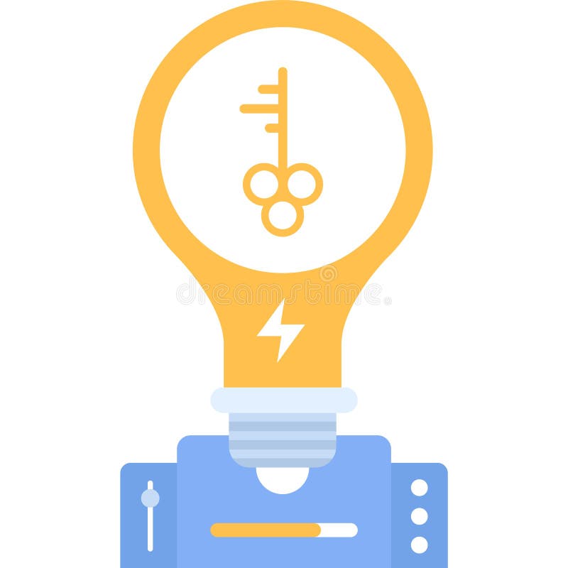 Lightbulb Icon Creativity and Idea Vector Symbol Stock Vector ...