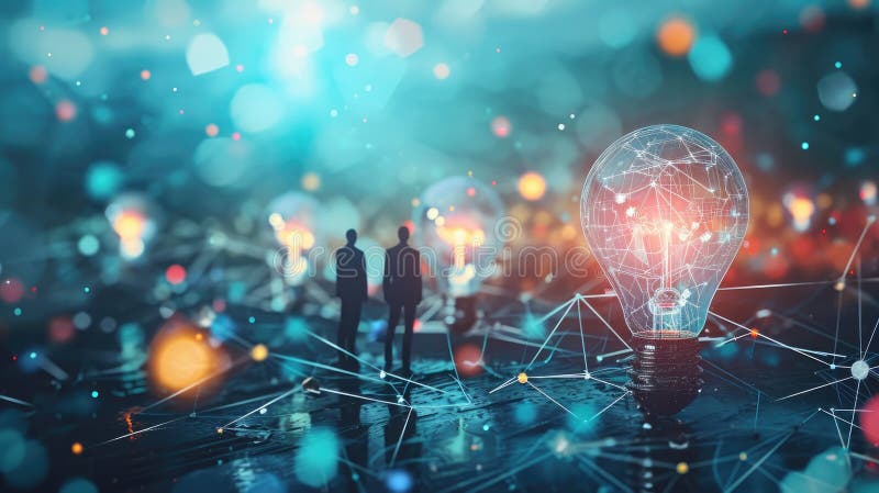 Lightbulb Idea Concept, Enlightenment and Innovation Concept Stock ...