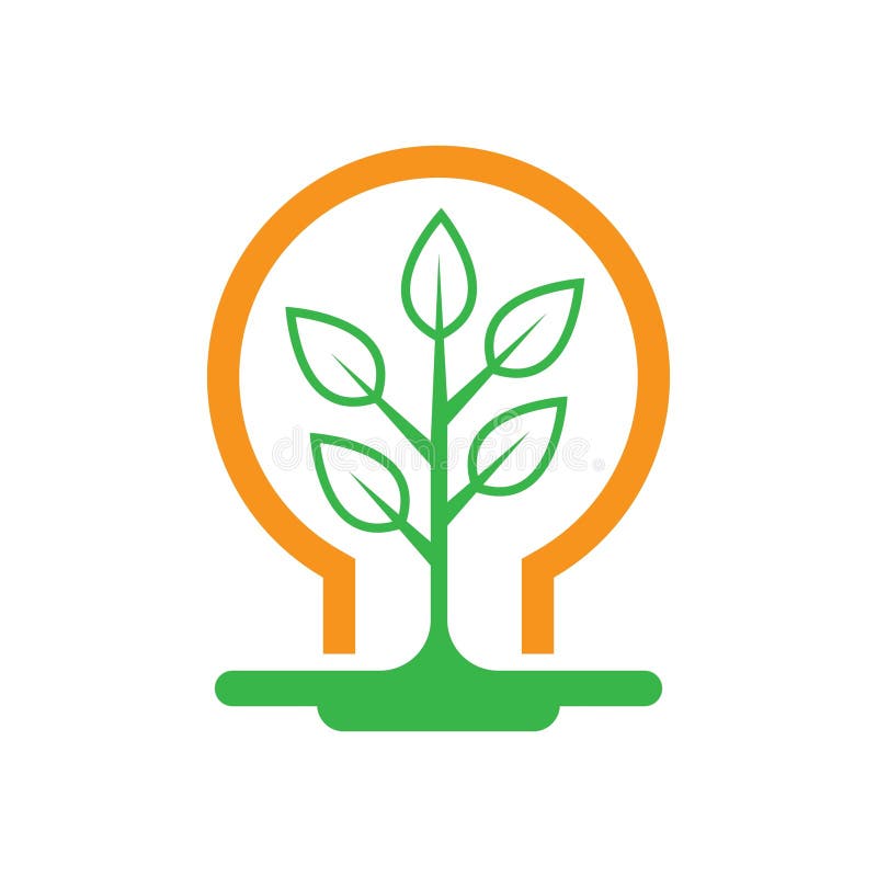 Lightbulb logo images stock vector. Illustration of logo - 270816295