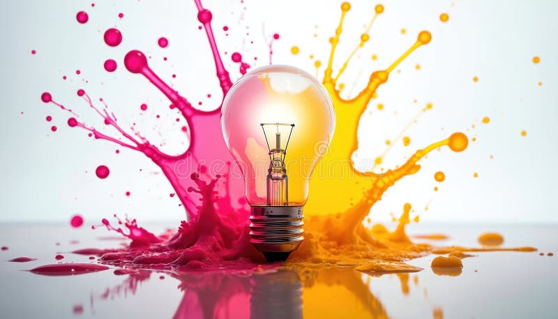 Pink Dripping Lightbulb Background Stock Photos - Free & Royalty-Free ...