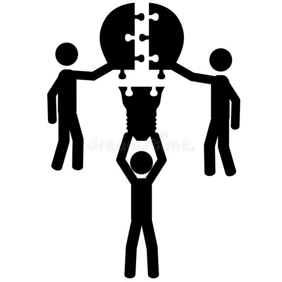 Stick Man Stick Figure Jigsaw Puzzle Stock Illustrations – 114 Stick ...