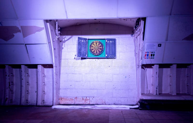 Lighted Darts Board stock image. Image of edit, work - 232055335