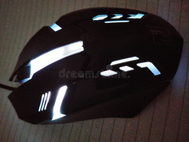 Lighted Mouse for Gamers is Perfect Fit Stock Photo - Image of symbol ...