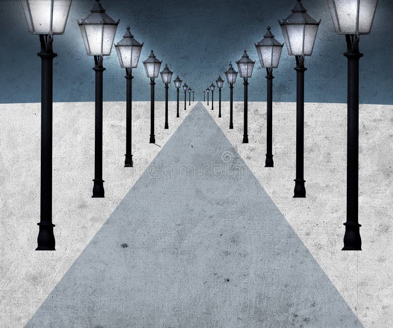 Lighted pathway stock image. Image of design, illuminator - 22163277