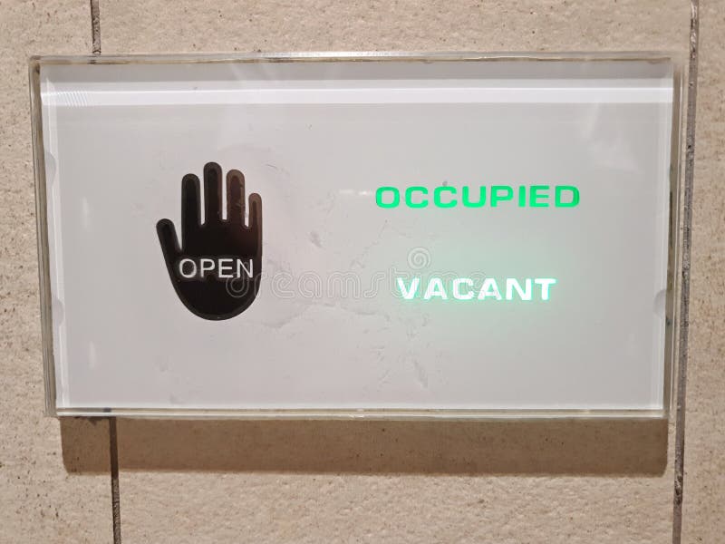 Signage Occupied Room Stock Photos - Free & Royalty-Free Stock Photos ...