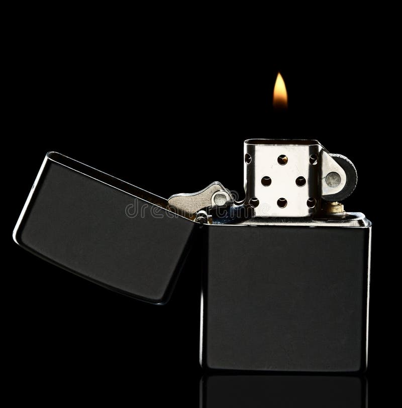 Lighter stock photo. Image of gasoline, fashioned, chrome - 17975278