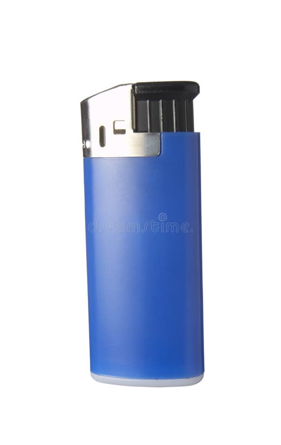 Edgy Blue Lighter stock photo. Image of ignite, fire, burn - 48228