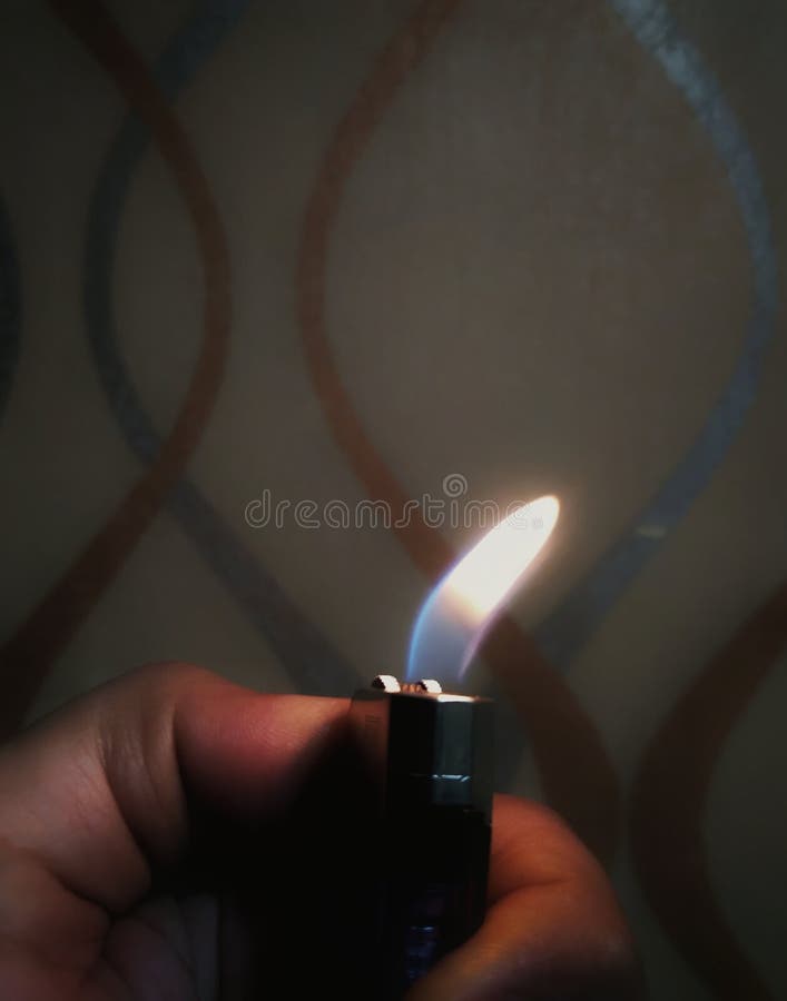 Lighter in the dark stock photo. Image of glass, white - 266007030