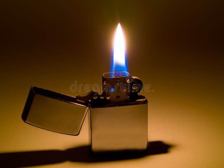 Lighter and Flame stock photo. Image of flare, light, flint - 7331728