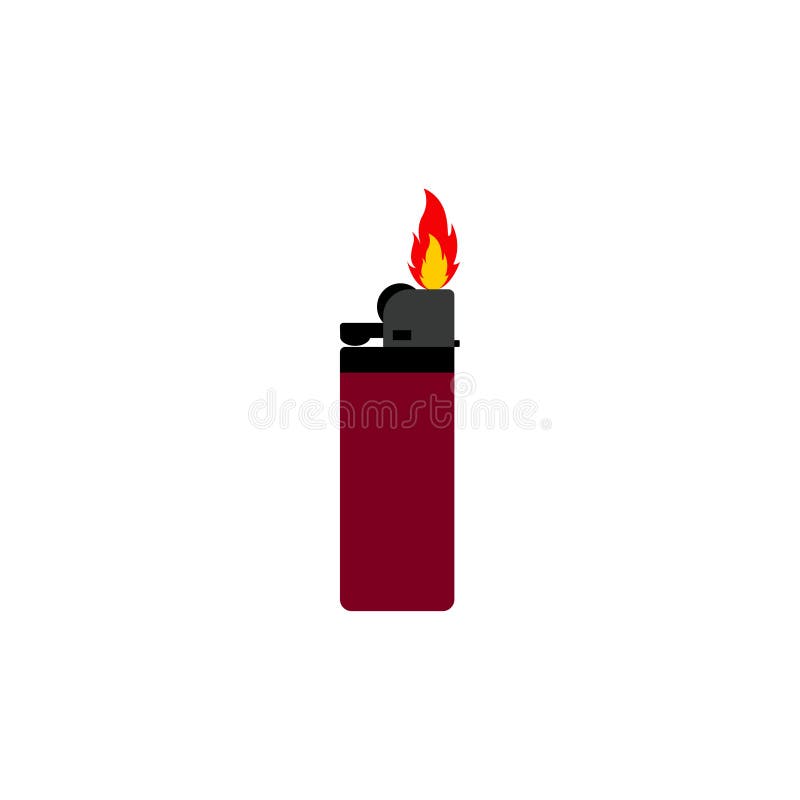 Lighter Graphic Design Template Vector Isolated Stock Vector ...