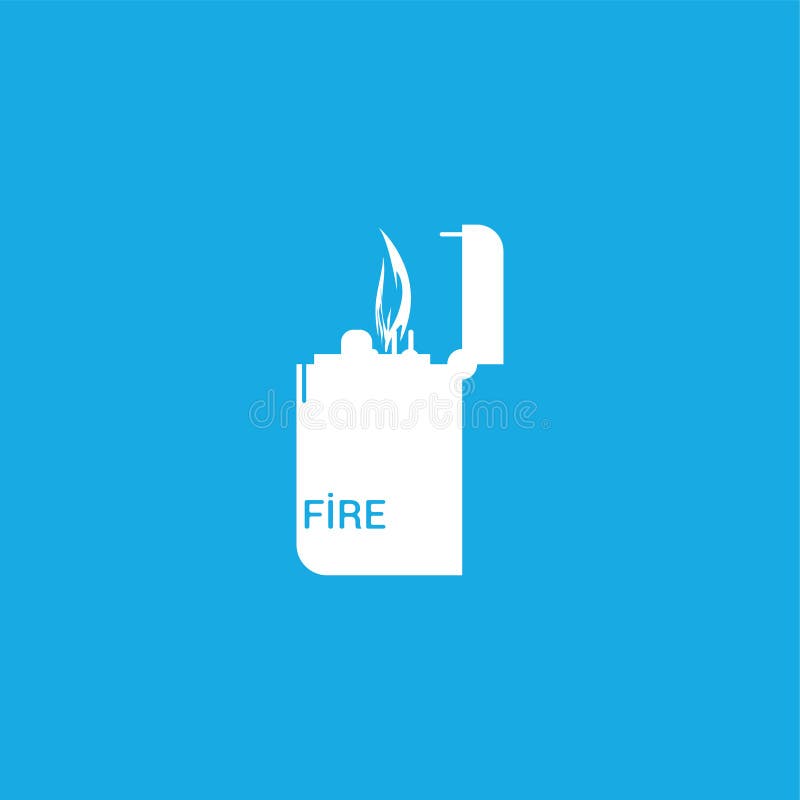 Lighter Icon Illustration Isolated Vector. Stock Vector - Illustration ...