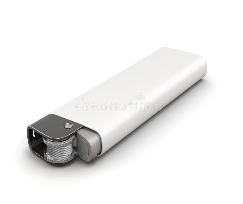 Lighter Isolated White Background 3d Rendering Stock Photos - Free ...