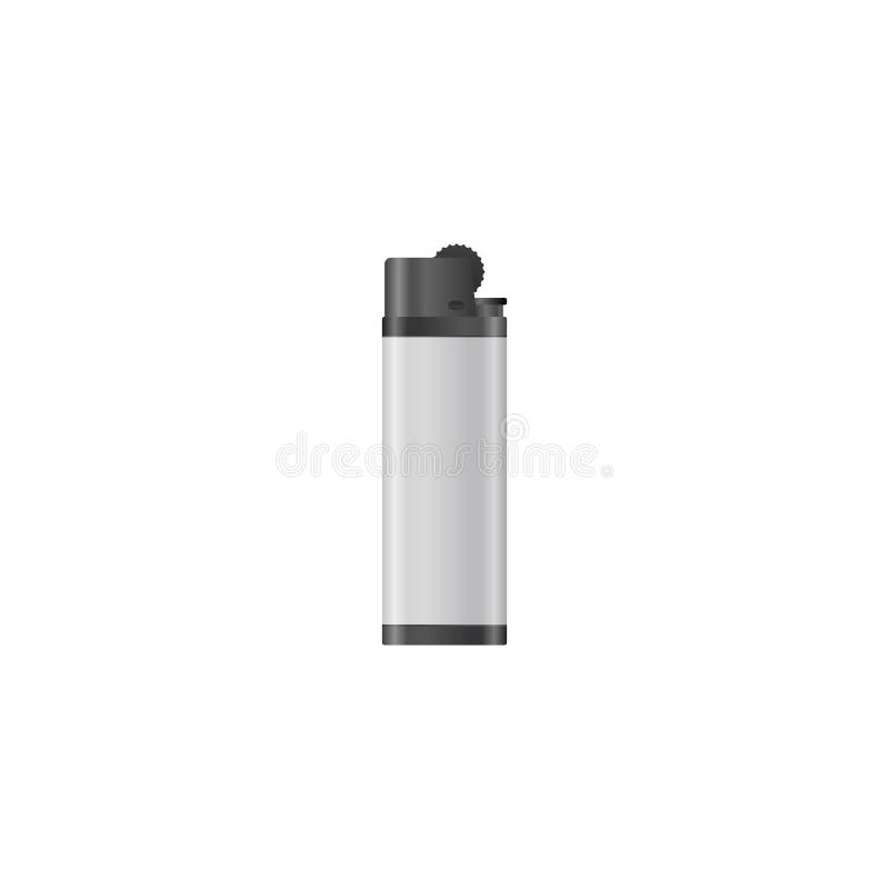 Lighter Isolated on White Background Stock Illustration - Illustration ...
