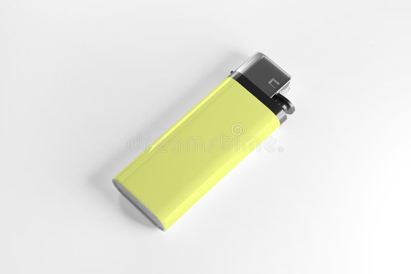 Lighter Isolated on a White Background Stock Illustration ...