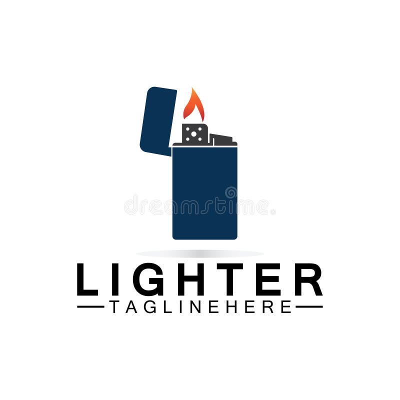 Lighter Logo Vector Icon Design Template Stock Vector - Illustration of ...