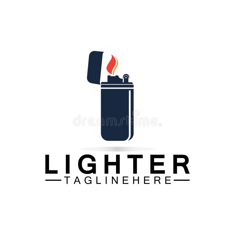 Lighter Logo Vector Icon Design Template Stock Vector - Illustration of ...