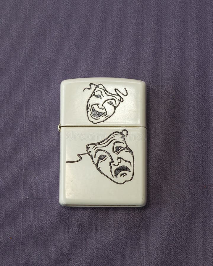 Lighter with Mask Design stock image. Image of mask, flint - 63009421