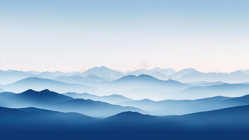 Lighter navy blue gradient stock illustration. Illustration of peaceful ...