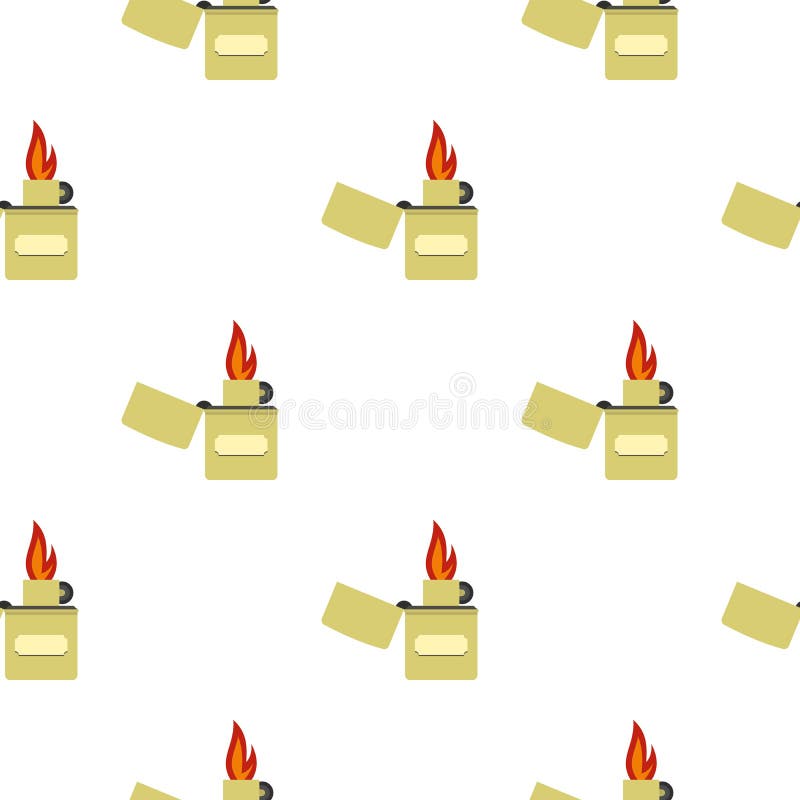 Lighter pattern seamless stock vector. Illustration of equipment ...