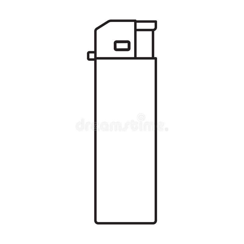 Lighter Outline Stock Illustrations – 3,640 Lighter Outline Stock ...