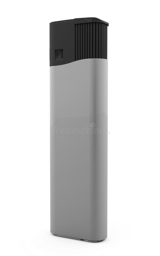 Lighter on White Background Stock Illustration - Illustration of ...