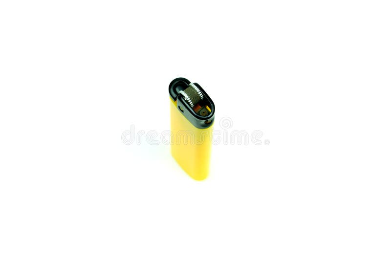 Lighter Yellow Color. Photo on White Background Stock Image - Image of ...
