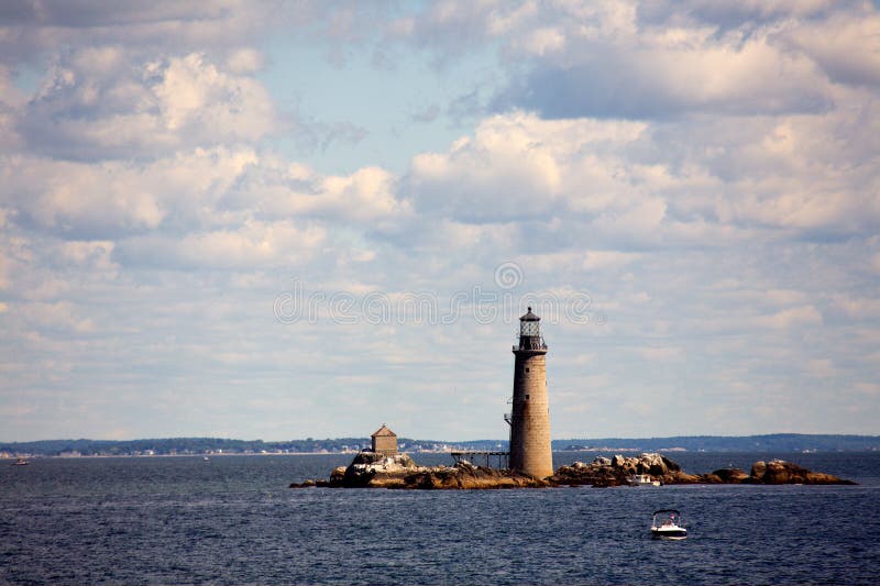 Delaware Breakwater Lighthouse Lewes Beach3 Stock Photo - Image of ...
