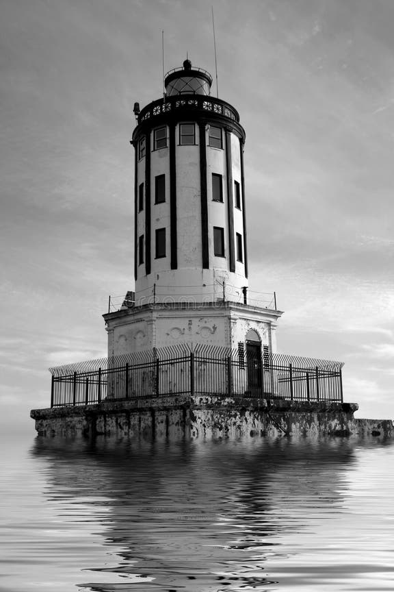 Lighthouse 2 stock image. Image of boat, building, clouds - 2315067