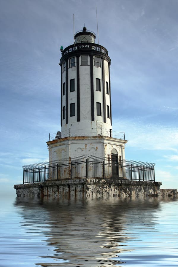 Yellow Lighthouse stock photo. Image of biloxi, light - 17264712