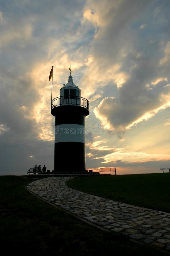 Lighthouse stock photo. Image of prussian, north, night - 24809714