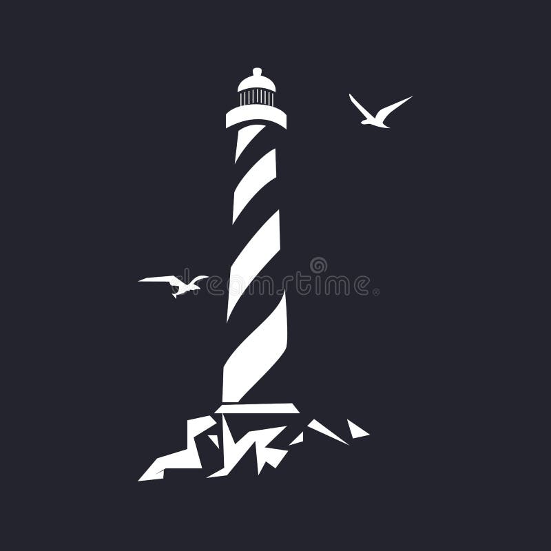 Lighthouse icon stock vector. Illustration of landmark - 250734054