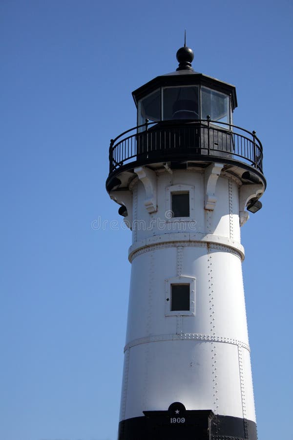 Lighthouse stock image. Image of warning, lake, safety - 26303369