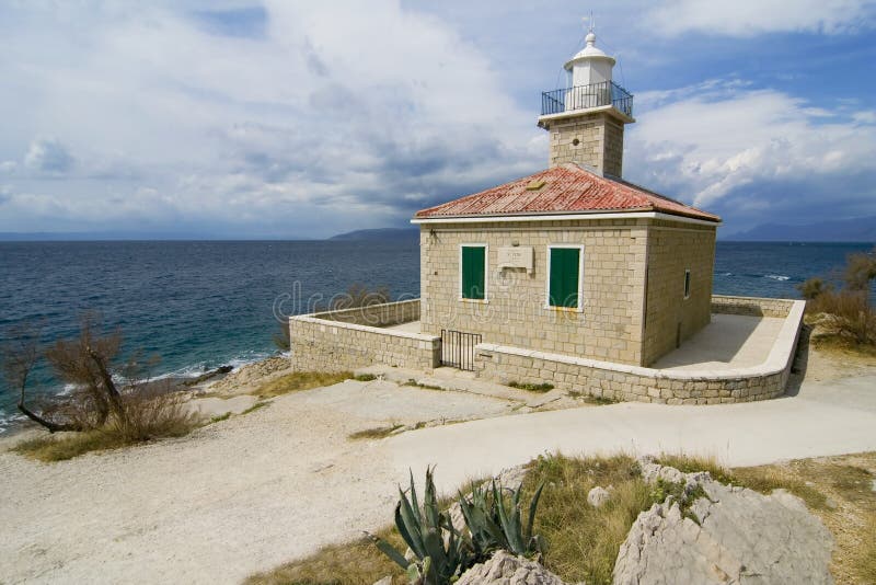 The lighthouse stock photo. Image of building, adriatic - 3349970