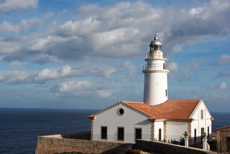 La Mola Lighthouse (Formentera, Spain) Stock Photo - Image of pharos ...