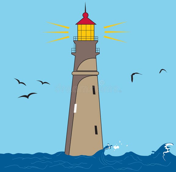 Yellow Lighthouse Stock Illustrations – 2,109 Yellow Lighthouse Stock ...