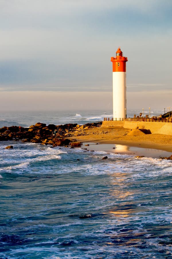 Lighthouse stock photo. Image of wave, sunrise, environment - 9523514