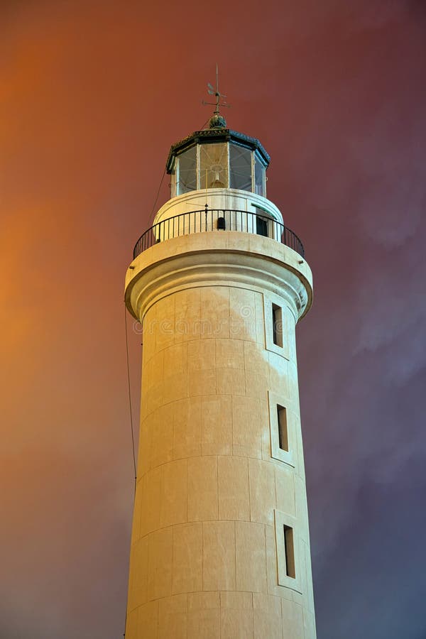 The Lighthouse of Alexandroupolis Stock Photo - Image of tragedy, burn ...