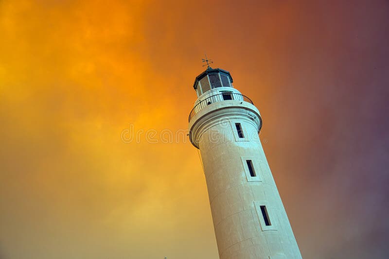 The Lighthouse of Alexandroupolis Stock Photo - Image of ecology ...