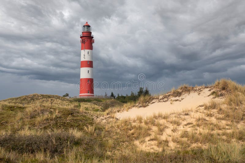 Lighthouse, Amrum, Germany stock photo. Image of lighthouse - 209433676
