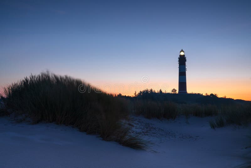 Lighthouse, Amrum, Germany stock image. Image of scenic - 207720583