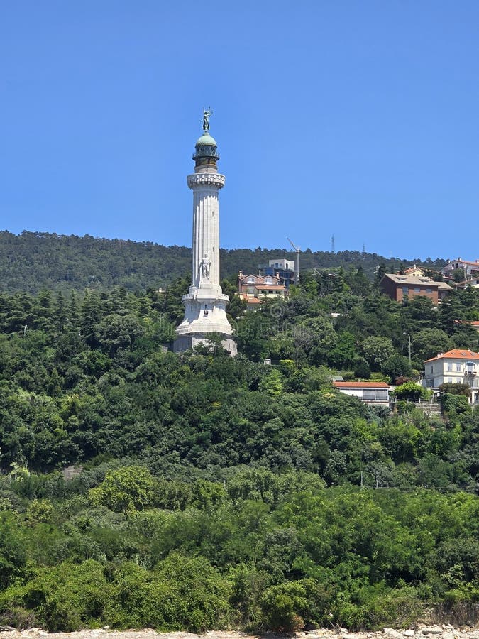 The Lighthouse of the Angel. Stock Image - Image of angel, angels ...