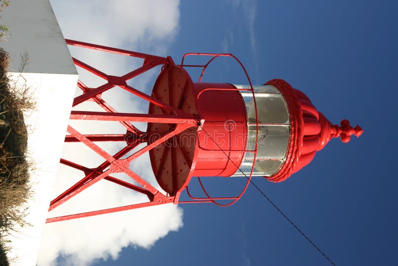 Green and Red Lighthouses stock image. Image of lighting - 3945635