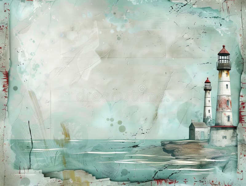 Lighthouse Background Graphic Stock Illustration - Illustration of ...